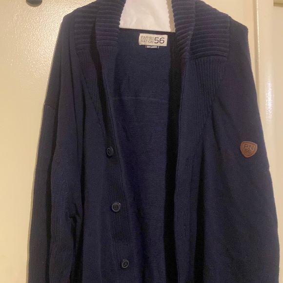 Sweaters | Parish Nation Cowl Neck Button Up Sweater | Poshmark